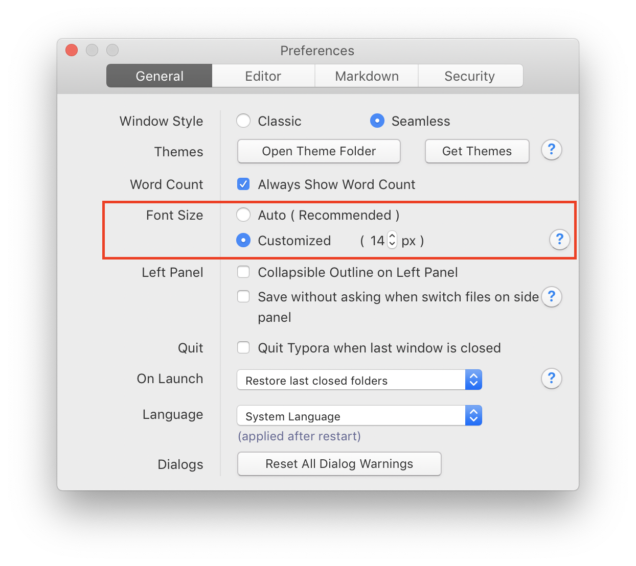 Custom Fonts Typora Support