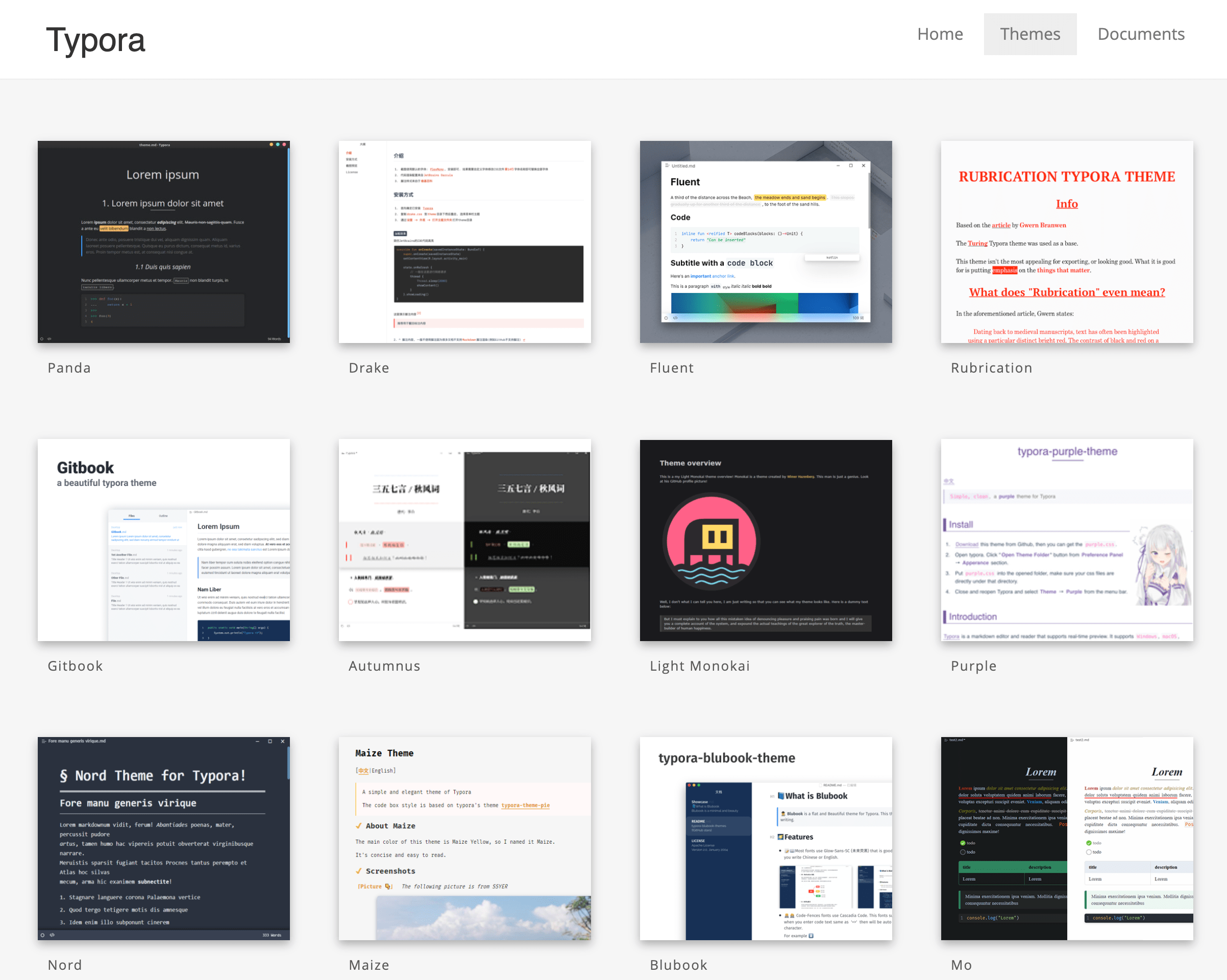 About Themes - Typora Support