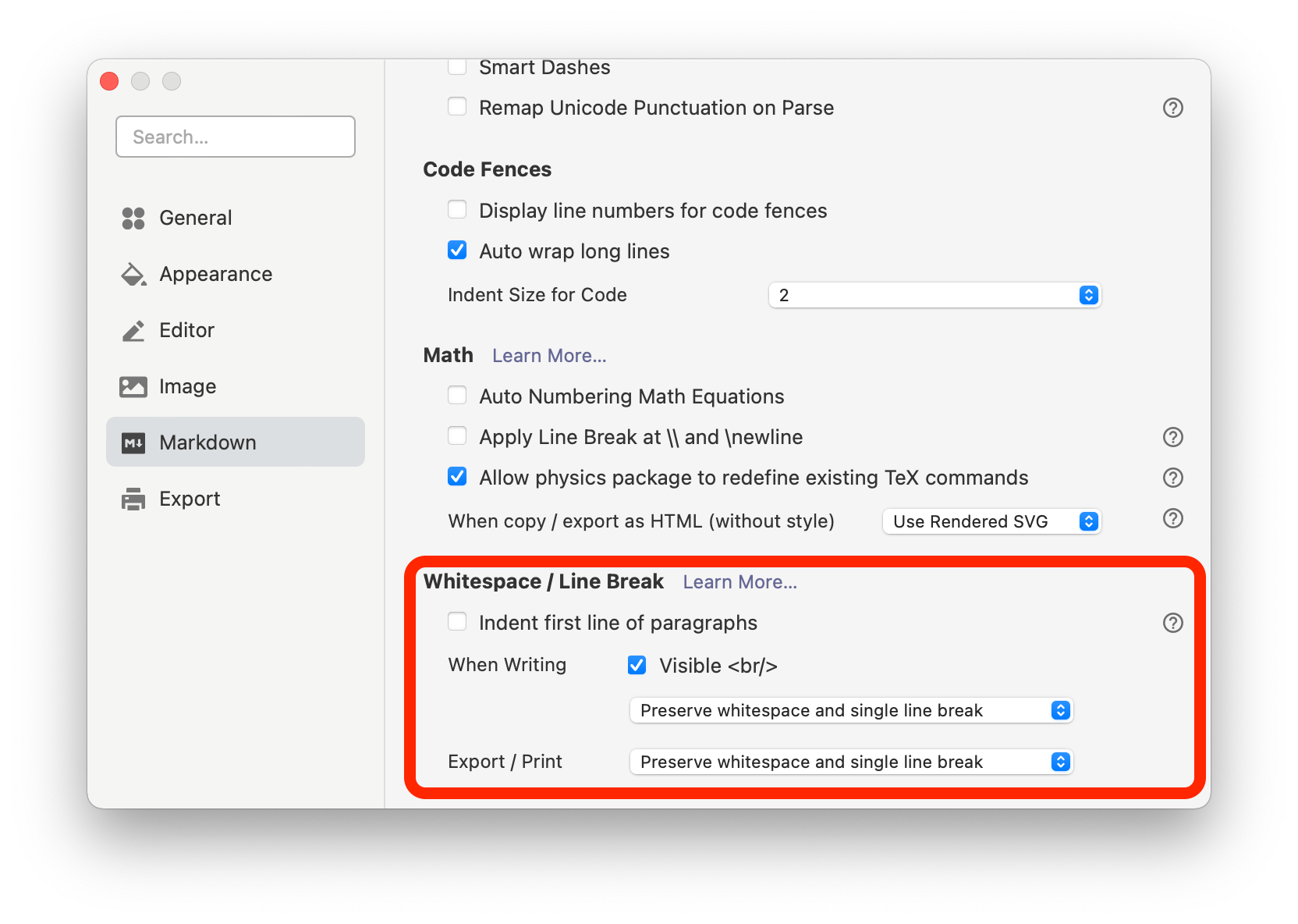 Whitespace and Line Breaks - Typora Support